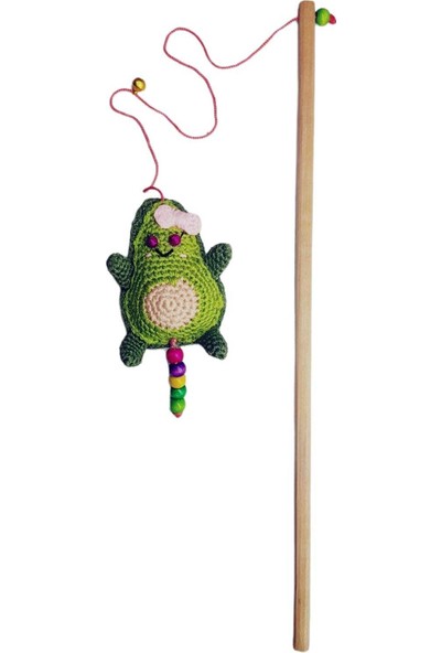 Flower Pet Toys Amıgurumi Catnipli Zilli Ked Ioltası Avakoda Figürlü Flower Pet Toys Amıgurumi Catnipli Zilli Ked Ioltası Avakoda Figürlü