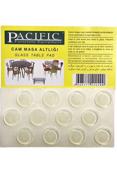 Eym Pacific Cam Masa Altlığı Cam Tutucu Silikon Çap : 18 Mm Şeffaf Eym Pacific Cam Masa Altlığı Cam Tutucu Silikon Çap : 18 Mm Şeffaf