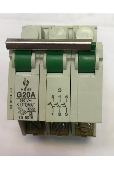 Kale Porselen 3x20amp K Otomat Kale Porselen