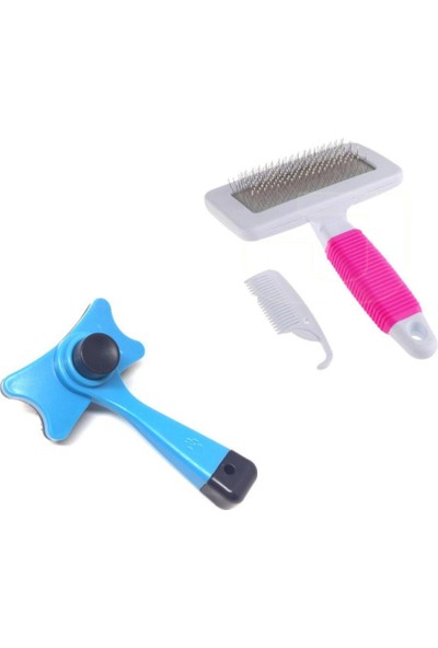 Turkish A2Z Evcil Hayvan Kedi Köpek Telli Tüy Tarama Kaşıma Fırçası Tarağı ve Otomatik Temizlenen Tuşlu Hayvan Fırçası Kedi Köpek Tarağı Turkish A2Z Evcil Hayvan Kedi Köpek Telli Tüy Tarama Kaşıma Fırçası Tarağı ve Otomatik Temizlenen Tuşlu Hayvan Fırçası Kedi Köpek Tarağı