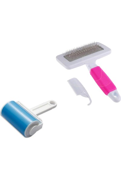 Turkish A2Z Evcil Hayvan Kedi Köpek Telli Tüy Tarama Kaşıma Fırçası Tarağı ve Evcil Hayvan Kedi Köpek Plus Toz Tüy Alma Rulosu Turkish A2Z Evcil Hayvan Kedi Köpek Telli Tüy Tarama Kaşıma Fırçası Tarağı ve Evcil Hayvan Kedi Köpek Plus Toz Tüy Alma Rulosu