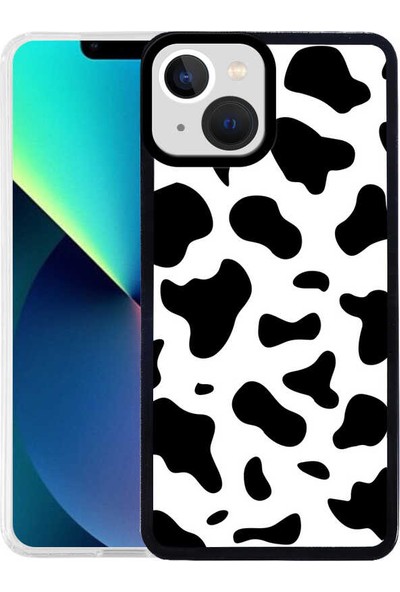Case 4U Apple iPhone 13 Kılıf M-Fit Desenli Kapak Cow NO1 Renkli Case 4U Apple iPhone 13 Kılıf M-Fit Desenli Kapak Cow NO1 Renkli