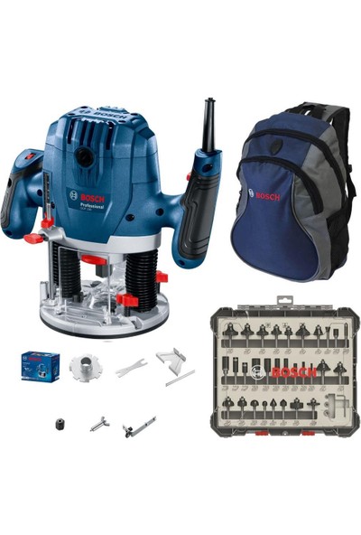 Bosch Gof 130 Profesyonel Freze Seti 30 Parça 8 Mm Bosch Gof 130 Profesyonel Freze Seti 30 Parça 8 Mm