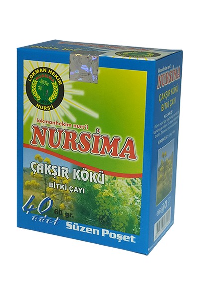 Kumraldede Çakşır Kökü Bitki Çayı 40 Adet Süzen Poşet