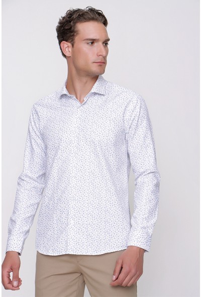 Morven Erkek Kahverengi Saldera Slim Fit Dar Kesim Uzun Kollu Gömlek Morven Erkek Kahverengi Saldera Slim Fit Dar Kesim Uzun Kollu Gömlek