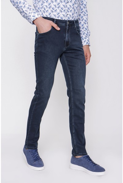 Morven Erkek Lacivert Samara Dynamic Fit Rahat Kesim 5 Cep Denim Kot Pantolon Morven Erkek Lacivert Samara Dynamic Fit Rahat Kesim 5 Cep Denim Kot Pantolon