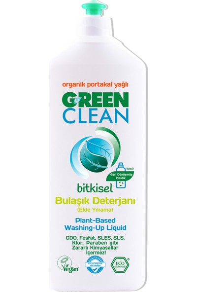 U Green Clean Organik Portakal Yağlı Bitkisel Bulaşık Deterjanı 730 Ml. U Green Clean Organik Portakal Yağlı Bitkisel Bulaşık Deterjanı 730 Ml.