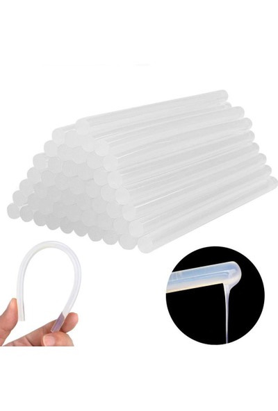 Mastercar Şeffaf Kalın Silikon Tabancası Ucu Mum Çubuk Yapıştırıcı 10 Adet Kalın Mastercar Şeffaf Kalın Silikon Tabancası Ucu Mum Çubuk Yapıştırıcı 10 Adet Kalın