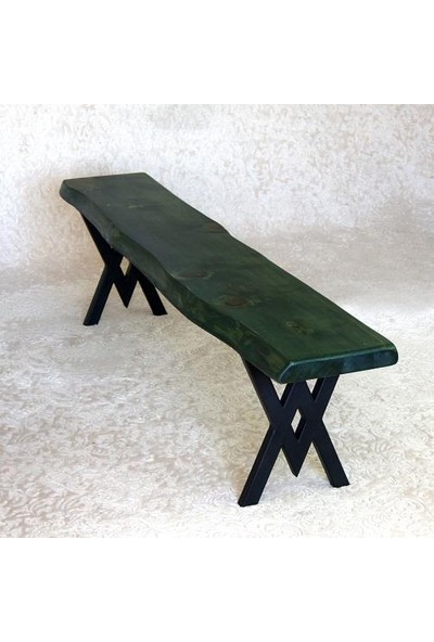 Entema Doğal Ağaç Masif Bank Bench 120 Cm( Metal Ayak ) Entema Doğal Ağaç Masif Bank Bench 120 Cm( Metal Ayak )