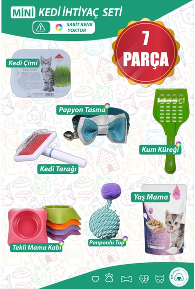 Ast Gross Pet Mini Kedi Ihtiyaç Seti Kedi Çimi Papyon Tasma Kum Küreği Kedi Tarağı Tekli Mama Kabı Yaş Mama Ponpon Top Ast Gross Pet Mini Kedi Ihtiyaç Seti Kedi Çimi Papyon Tasma Kum Küreği Kedi Tarağı Tekli Mama Kabı Yaş Mama Ponpon Top