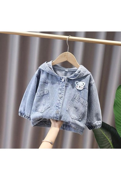 Yaren Kids Unisex Çocuk Kot Ceket