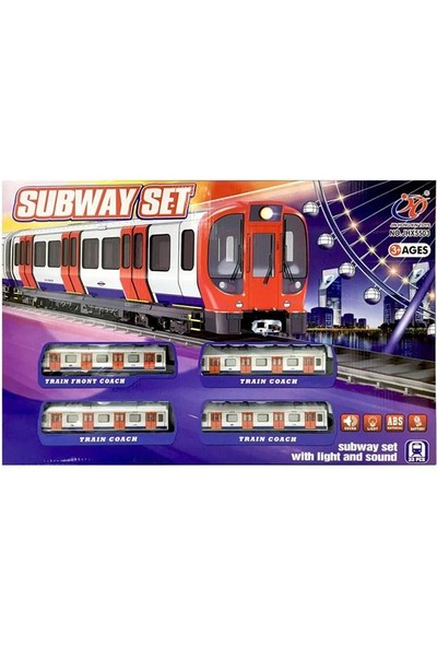 Can-Em Oyuncak Pilli Sesli ve Işıklı Raylı Metro Tren Seti 33 Parça Can-Em Oyuncak Pilli Sesli ve Işıklı Raylı Metro Tren Seti 33 Parça