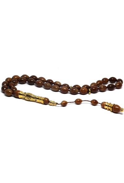 Bakcenter Özel Pirinç Işçilikli Iri Habbeli Doğal Kuka Tesbih Bakcenter Özel Pirinç Işçilikli Iri Habbeli Doğal Kuka Tesbih