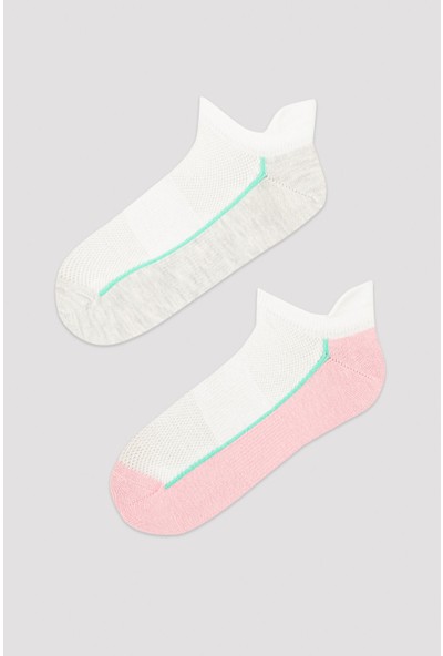 Penti Beyaz Sport 2li Footsies