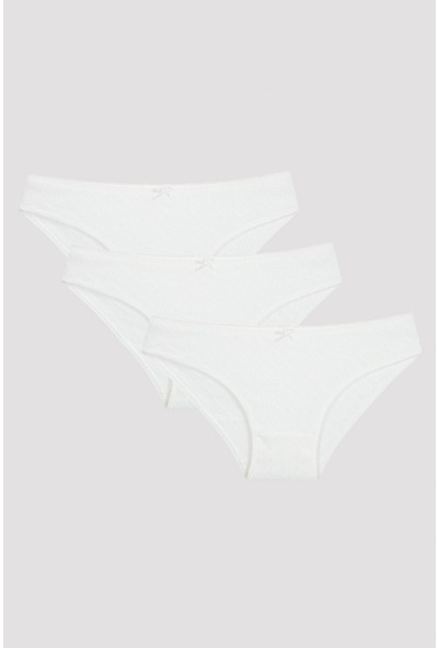 Penti Optık Soft Pointel 3lü Slip Külot Penti Optık Soft Pointel 3lü Slip Külot