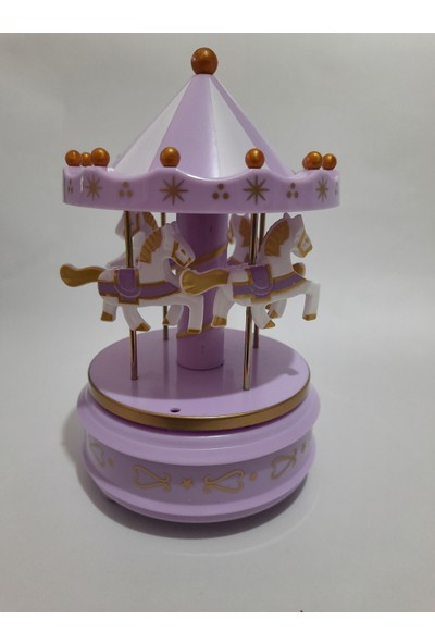 Lily Atlı Karınca Müzikli Mor