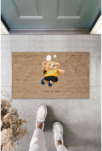 Berlin Shop Bej Kapı Önü Paspası Play To Win Desen K-3359 Berlin Shop Bej Kapı Önü Paspası Play To Win Desen K-3359