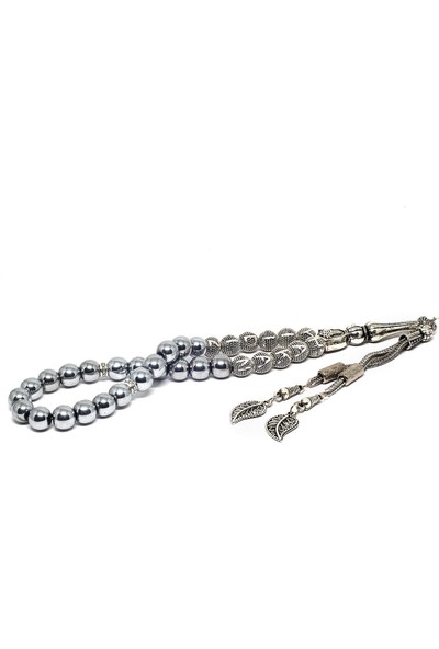 Bakcenter Kişiye Özel Isimli Gümüş Renk Hematit Tesbih Bakcenter Kişiye Özel Isimli Gümüş Renk Hematit Tesbih