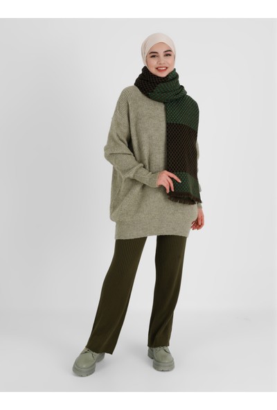 Tavin Püsküllü Panço - Yeşil - Tavin