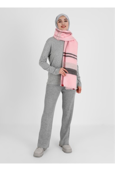 Tavin Püsküllü Panço - Pembe - Tavin Tavin Püsküllü Panço - Pembe - Tavin