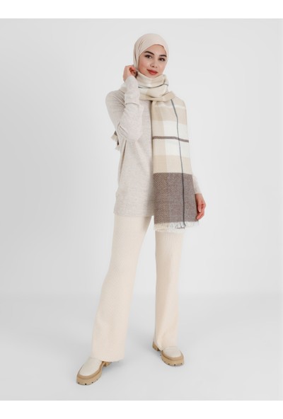 Tavin Püsküllü Panço - Vizon - Tavin Tavin Püsküllü Panço - Vizon - Tavin