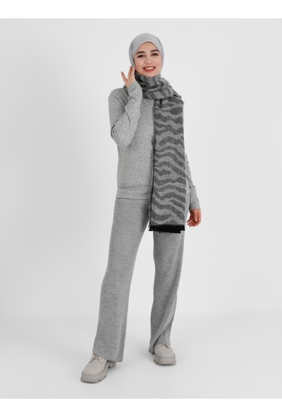 Tavin Püsküllü Panço - Gri - Tavin