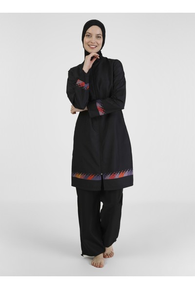 Mayo Bella Sırtı Renkli Desenli Tam Kapalı Mayo - Çok Renkli - Mayo Bella Mayo Bella Sırtı Renkli Desenli Tam Kapalı Mayo - Çok Renkli - Mayo Bella