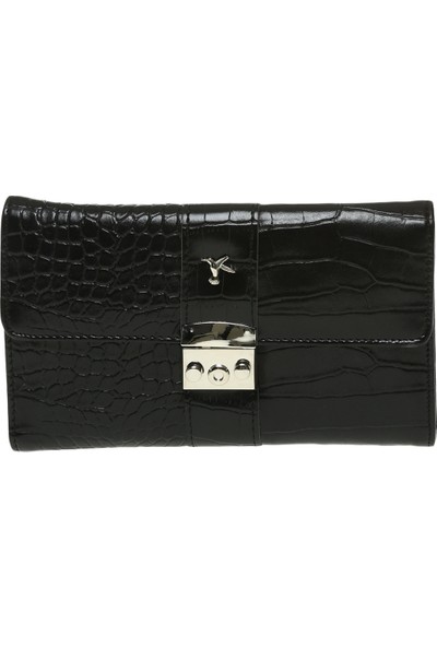 Fabrika Cleo Siyah Kadın Cüzdan Fabrika Cleo Siyah Kadın Cüzdan