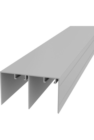 ALM Alüminyum Market Sürme Kapak Üst Ray Profili Er5707 Pres 3 Metre ALM Alüminyum Market Sürme Kapak Üst Ray Profili Er5707 Pres 3 Metre