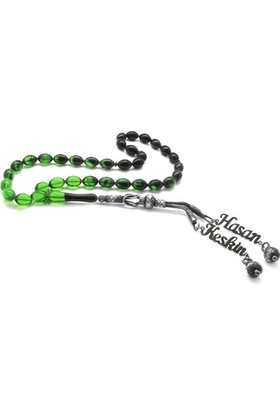 Co Cadeaux 1000 Ayar Çift Kazaz Püsküllü Arpa Kesim Isim Yazılı Yeşil Ateş Kehribar Tesbih Co Cadeaux 1000 Ayar Çift Kazaz Püsküllü Arpa Kesim Isim Yazılı Yeşil Ateş Kehribar Tesbih