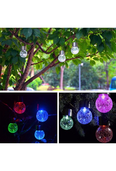 Rgb 4 Lü Sarkıt Günerş Enerjili Rgb Solar Bahçe Aydınlatması Ampül Görünümlü Rgb 4 Lü Sarkıt Günerş Enerjili Rgb Solar Bahçe Aydınlatması Ampül Görünümlü