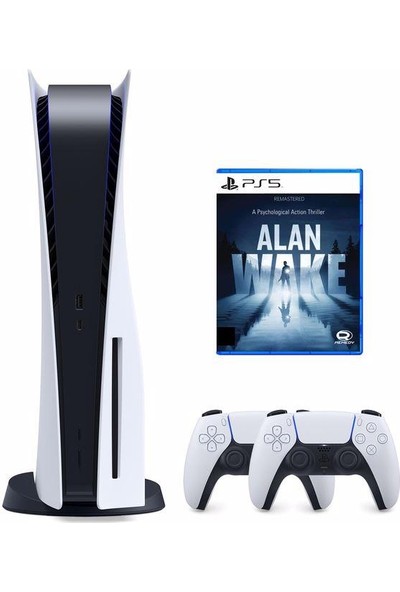 Sony Playstation 5 825 GB + 2. Dualsense Kol + Ps5 Alan Wake