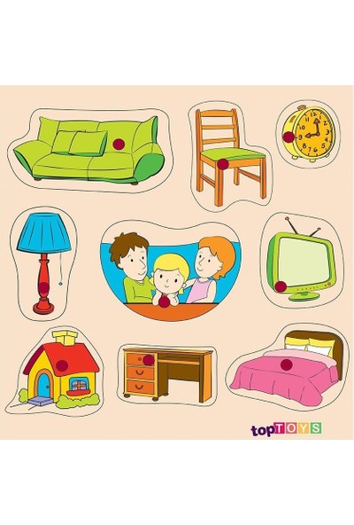 Amazeus 1110-CS Chiva, Evimiz Ahşap Puzzle Amazeus 1110-CS Chiva, Evimiz Ahşap Puzzle