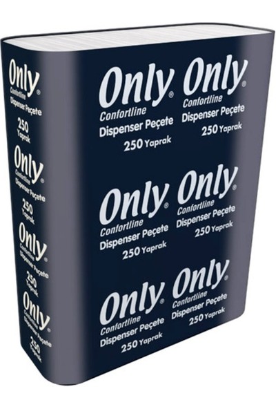 Only Dispanser Peçete 250’LI x 4 Paket Only Dispanser Peçete 250’LI x 4 Paket