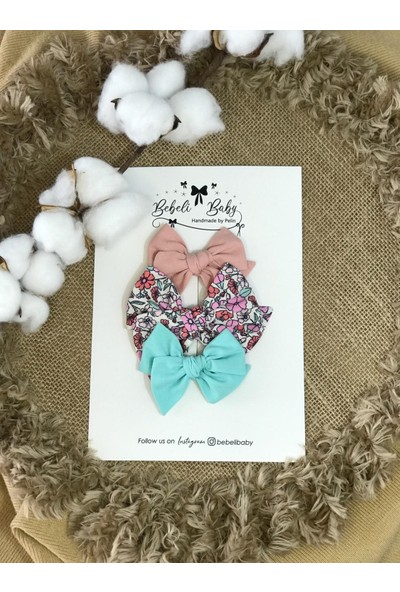 Bebeli Baby Kız Çocuk 3 Lü Toka Set