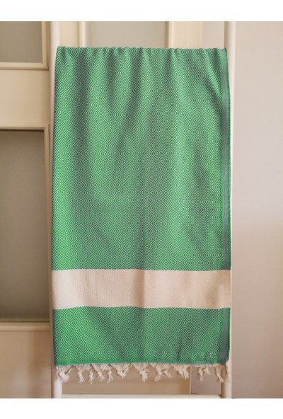 Melis Home Peştemal, Banyo Havlusu, Plaj Havlusu, Elmas Yeşil