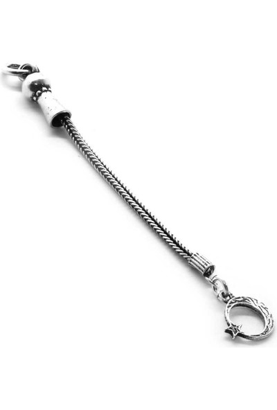 Tesbihname Ayyıldız Tasarım 925 Ayar Gümüş Püskül Tesbihname Ayyıldız Tasarım 925 Ayar Gümüş Püskül