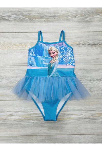 Rapapa Kız Çocuk Dar Kaıp 2 Beden Büyük Alınması Önerilir Elsa Baskılı Tüllü Mayo Mavi 0405-MA Rapapa Kız Çocuk Dar Kaıp 2 Beden Büyük Alınması Önerilir Elsa Baskılı Tüllü Mayo Mavi 0405-MA