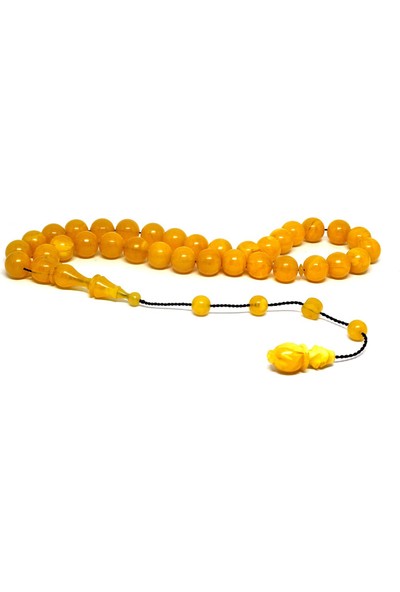 Bakcenter Küre Kesim Sıkma Kehribar Tesbih