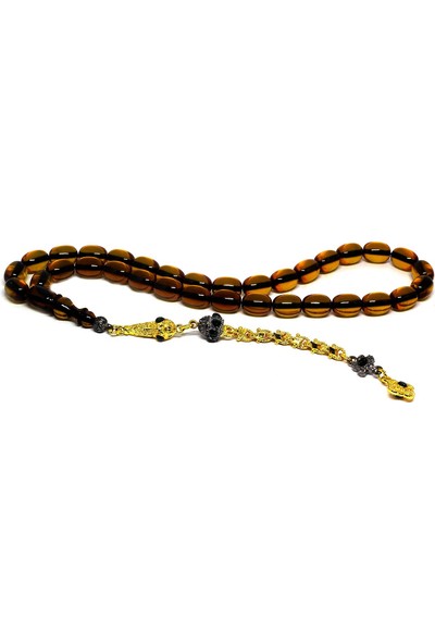 Bakcenter Özel Püsküllü Sıkma Kehribar Tesbih Bakcenter Özel Püsküllü Sıkma Kehribar Tesbih