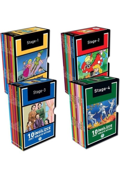 İngilizce Hikaye Seti 40 Kitap Stage 1-2-3-4 İngilizce Hikaye Seti 40 Kitap Stage 1-2-3-4