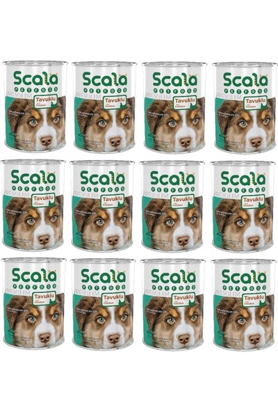 Tavuklu Yavru Köpek Maması Konservesi 20 Adet 400 gr Tavuklu Yavru Köpek Maması Konservesi 20 Adet 400 gr