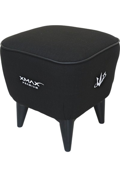 Oyuncu Koltuğu Ayak Uzatma Alçaltılabilir Yükseltilebilir 10 cm Kalın Süngerli Keten Kumaş Puf