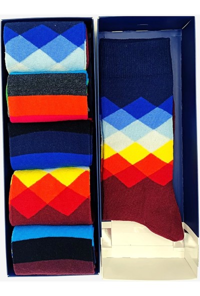 Shocks 5'li Renkli Soket Çorap Kutusu Shocks 5'li Renkli Soket Çorap Kutusu