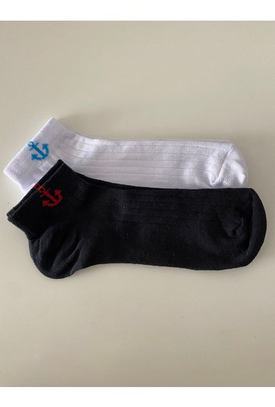 Akal Pamuklu Basic Unisex Patik Çorap 2'li Akal Pamuklu Basic Unisex Patik Çorap 2'li