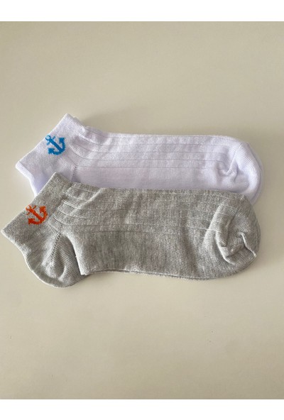 Akal Pamuklu Basic Unisex Patik Çorap 2'li Akal Pamuklu Basic Unisex Patik Çorap 2'li