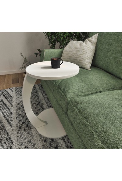 İntergo Tekerlekli C Sehpa Koltuk Sehpası Yan Sehpa Zigon Sehpa Servis Sehpası İntergo Tekerlekli C Sehpa Koltuk Sehpası Yan Sehpa Zigon Sehpa Servis Sehpası