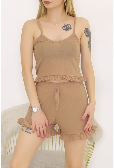 İsunstore Şortlu Takım Açıkkahve1 - 8569.102. İsunstore Şortlu Takım Açıkkahve1 - 8569.102.