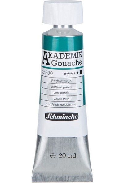 Schmincke Akademie Guaj Boya 20 Ml. 500 Phthalo Green