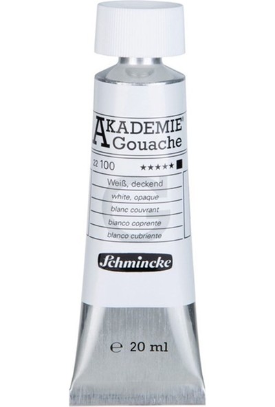 Schmincke Akademie Guaj Boya 20 Ml. 100 White Opaque Schmincke Akademie Guaj Boya 20 Ml. 100 White Opaque